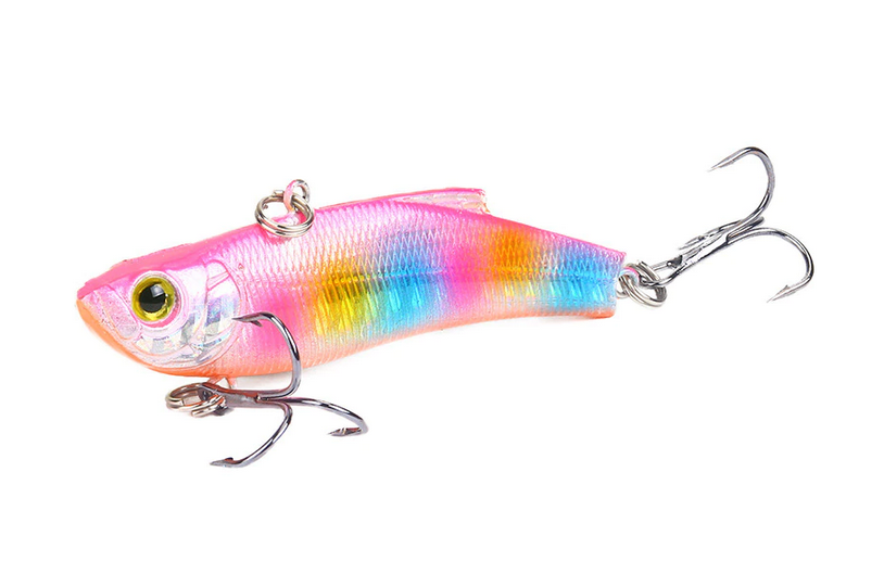 Раттлины "SM II-2" (70мм, 18г), крючок тройник, цвет многоцветный