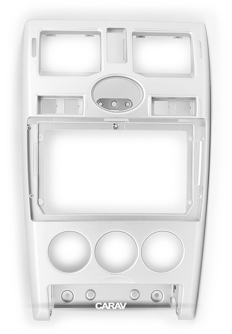 Переходная рамка 9" Android для а/м LADA Priora 2007-2014 Ver.1 / серебр. CARAV 22-1270
