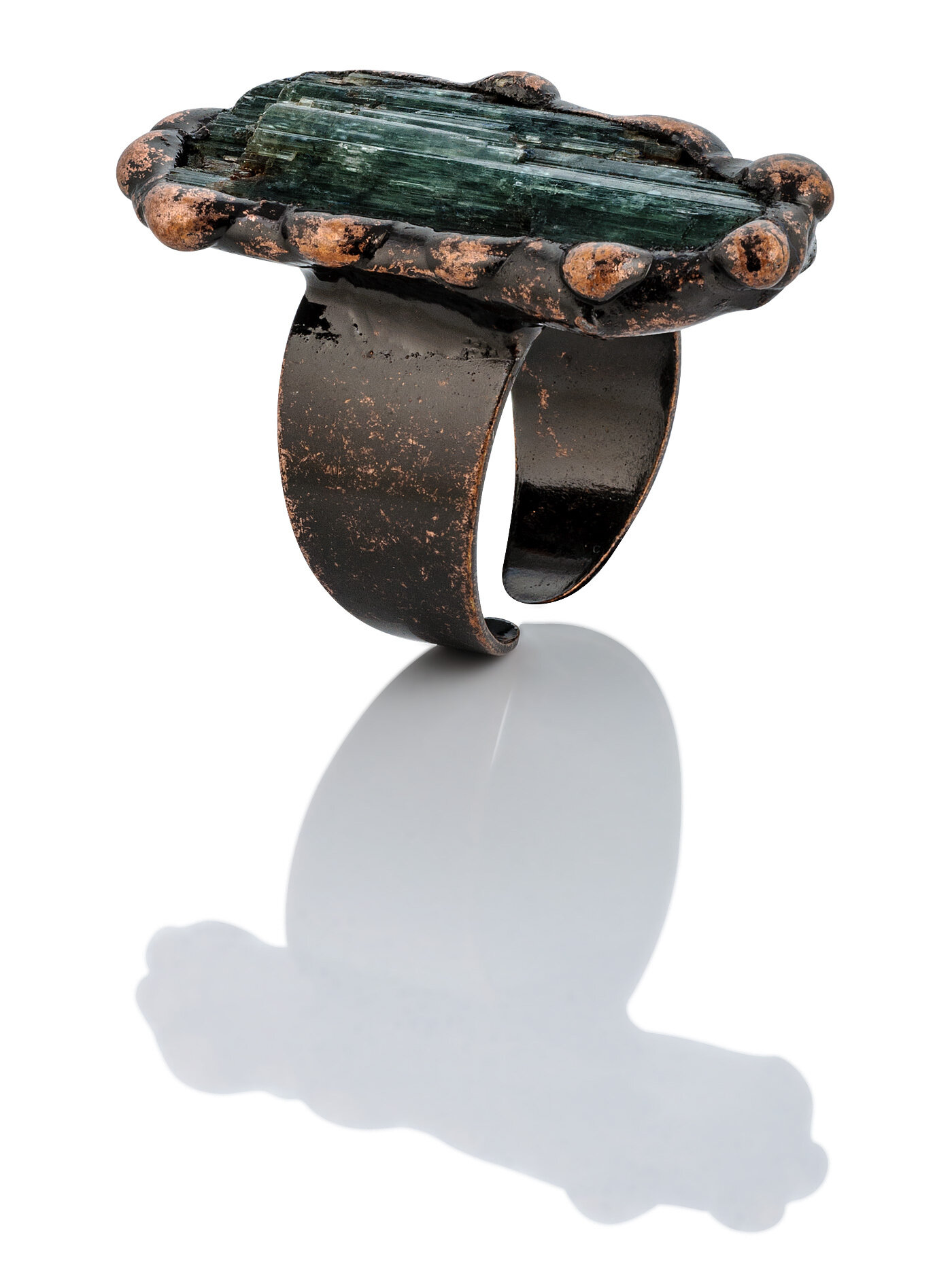 Кольцо, турмалин