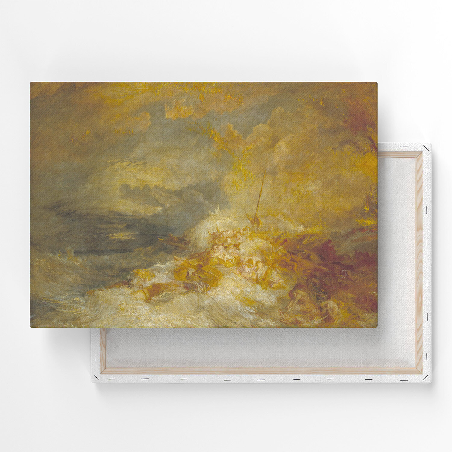 Картина на холсте, репродукция / Уильям Тёрнер - A Disaster at Sea / Размер 30 x 40 см