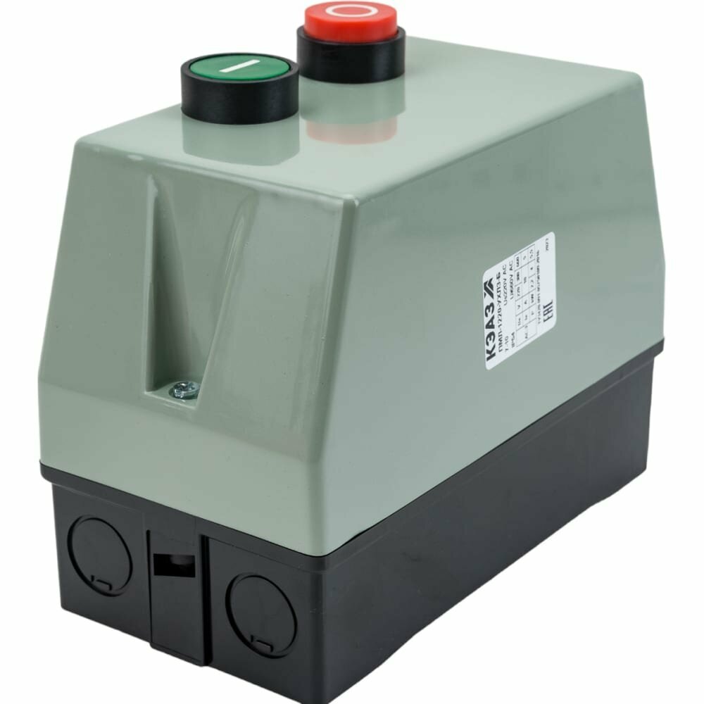 Пускатель КЭАЗ ПМЛ-1220-10А-220AC-(7-10А)-Б-УХЛ3- 110687, с катушкой управления переменным током