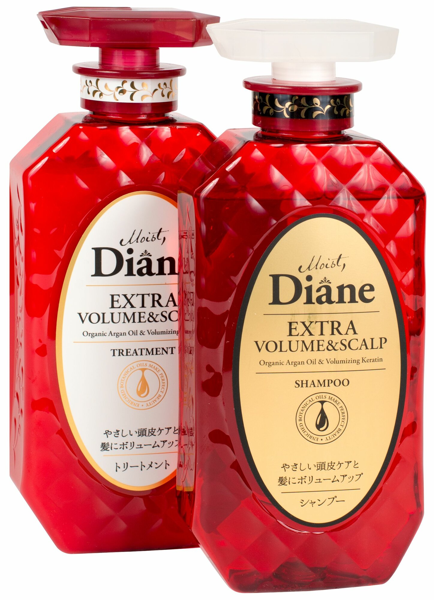 Набор средств по уходу за волосами Moist Diane Шампунь+Бальзам Объём 2*450 мл