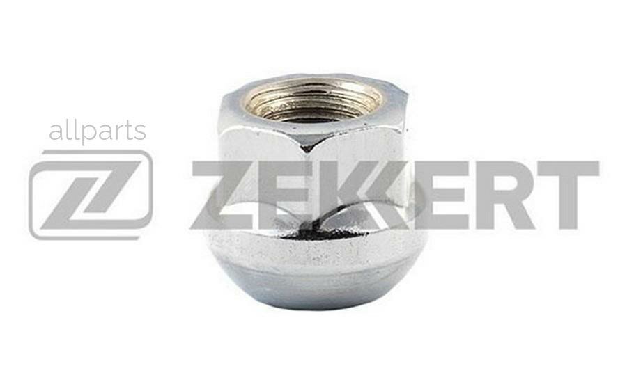 ZEKKERT BE-4062 Гайка колесная сфера M12 x 1 5 L=20 ключ 19 Хром