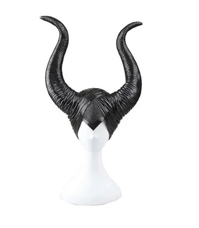 Взрослый костюм Малефисенты из полиэстера S, Only hat