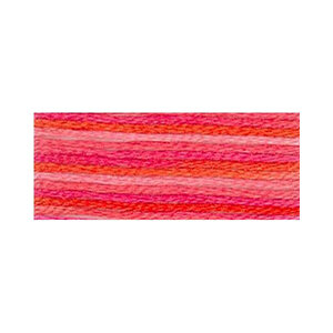 Мулине "DMC" Variation меланж 100% хлопок 8 м №4190 ярко-розовый