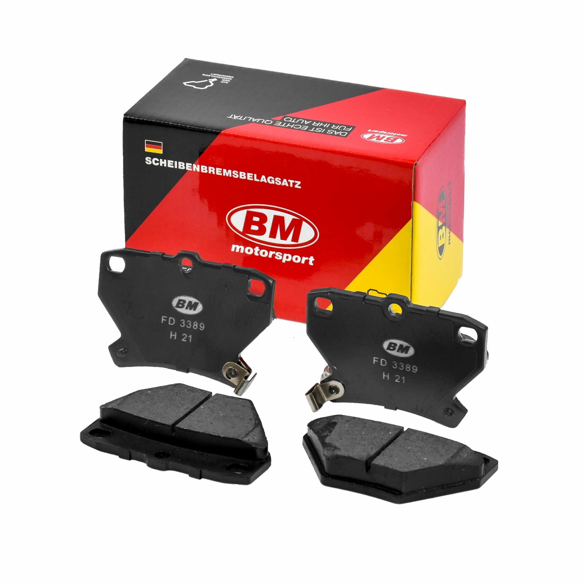 Тормозные колодки BM FD3389, для Toyota, задние, дисковые, 4 шт