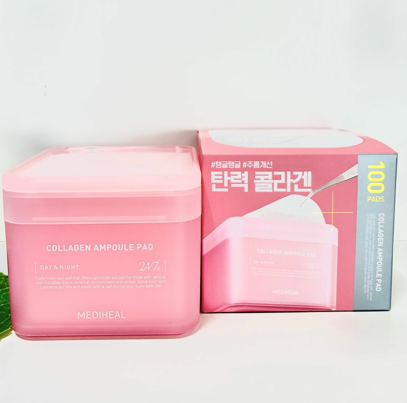 Увлажняющие тонер-пэды с коллагеном Mediheal Collagen Ampoule, 100 шт.
