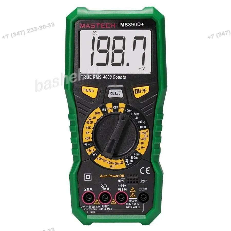 MS890D+, Мультиметр цифровой, Mastech
