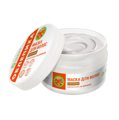 Маска для волос облепиха "Питание" с маслом арганы, 250г, Дом природы