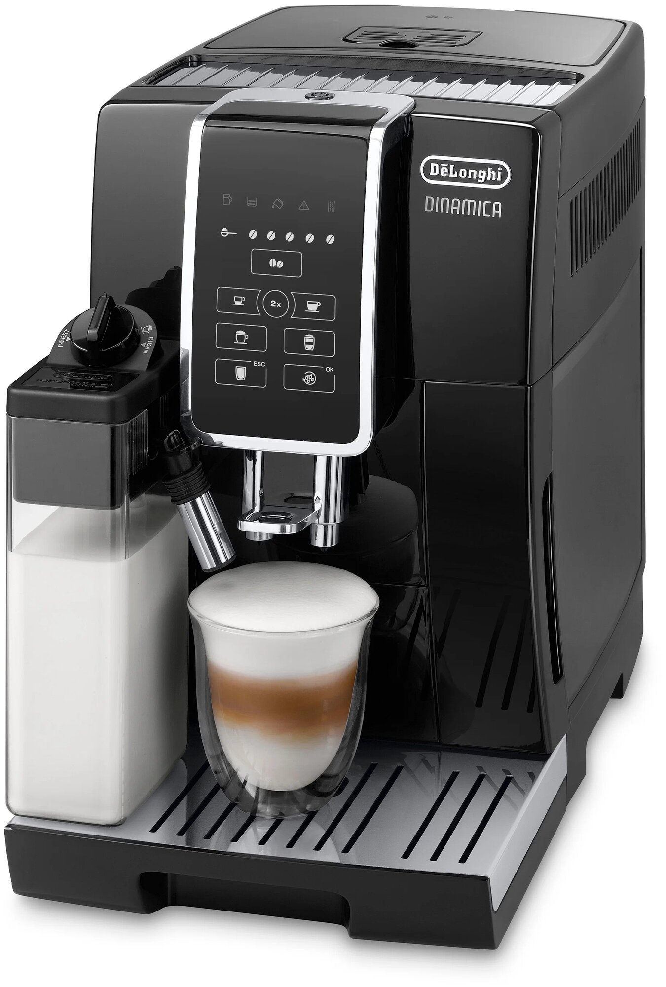 Кофемашина DeLonghi Dinamica ECAM350.50, черный
