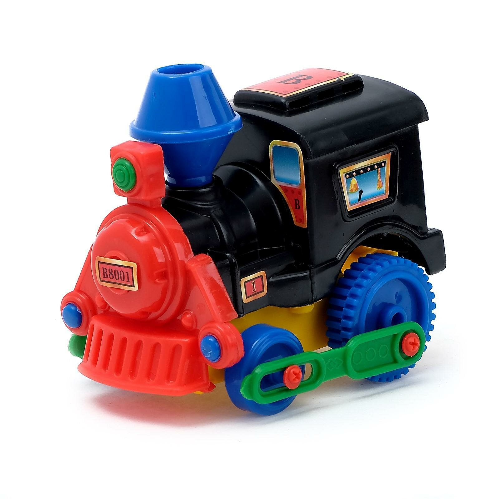 Паровоз инерционный «Классический», цвет микс