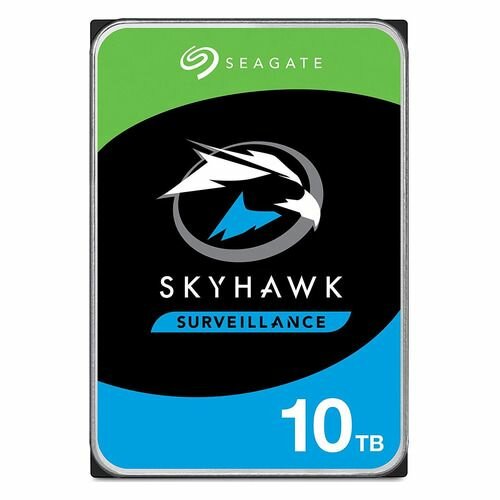 Жесткий диск Seagate SkyHawkAI ST10000VE001, 10ТБ, HDD, SATA III, 3.5"