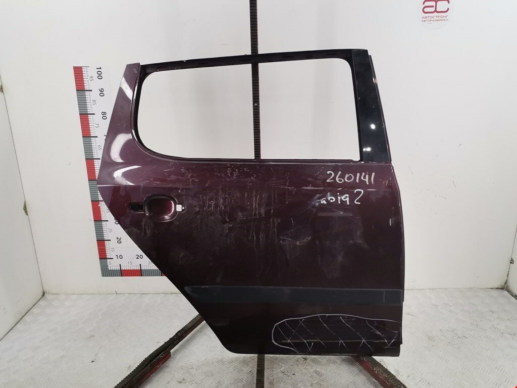 Дверь задняя правая Skoda Fabia 2 (5J) 5J9833056 арт. 1806162