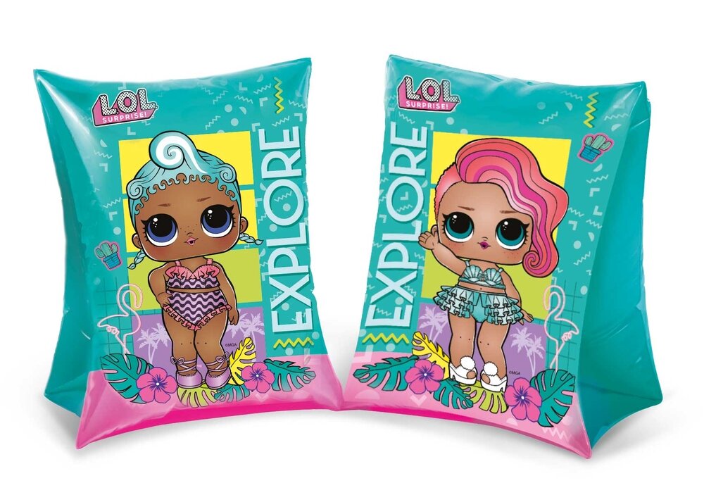 Нарукавники для плавания "LOL\ЛОЛ Surprise!" надувные, 23*15 см, шт (цветная коробка)