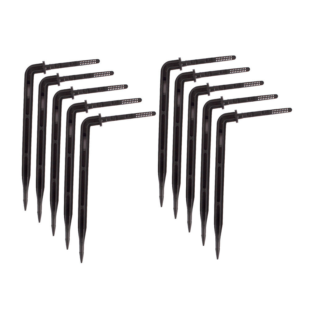 Капельница угловая 1/8 для систем полива Garden Show пластиковая (466790)