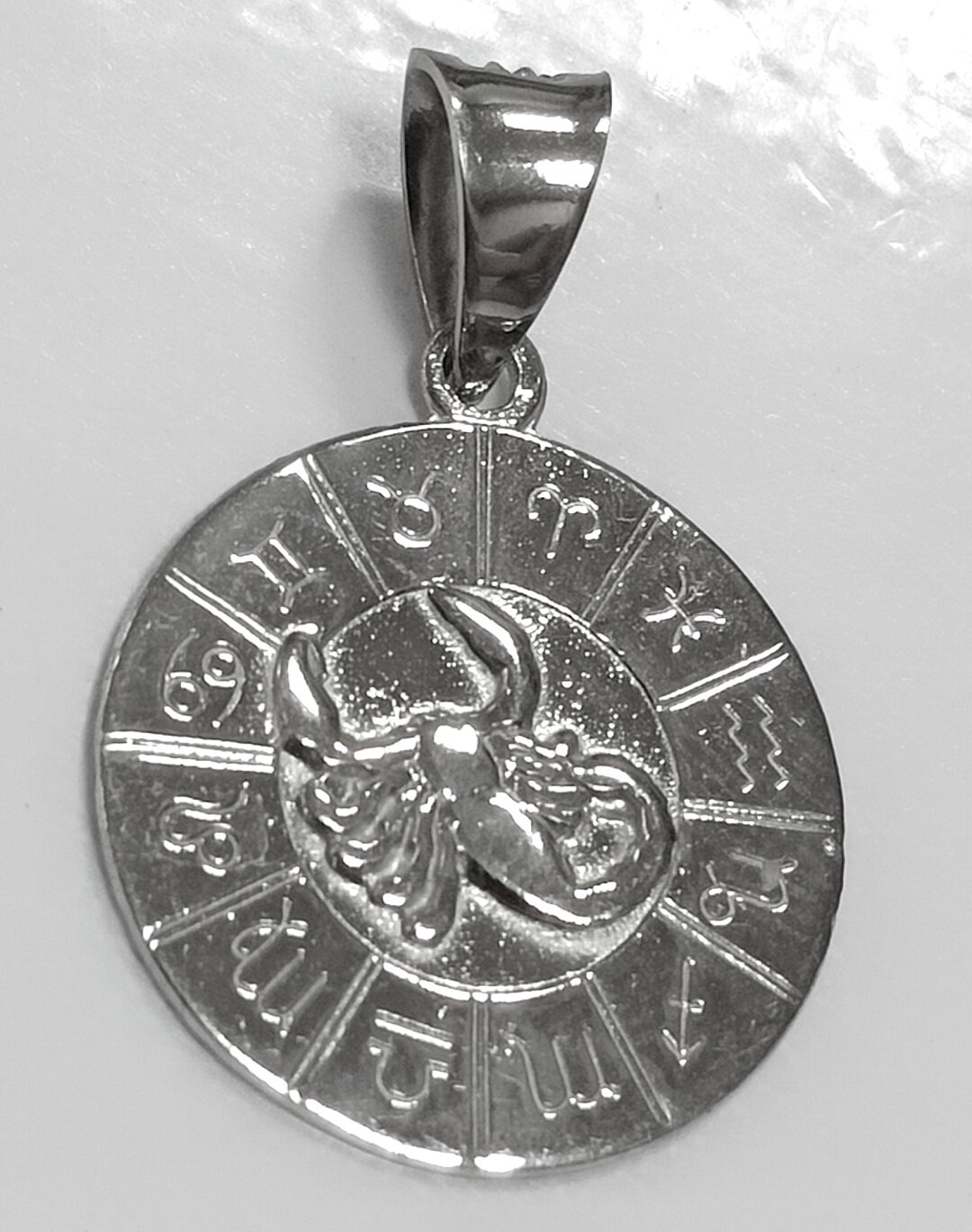 Подвеска, серебро, 925 проба, родирование