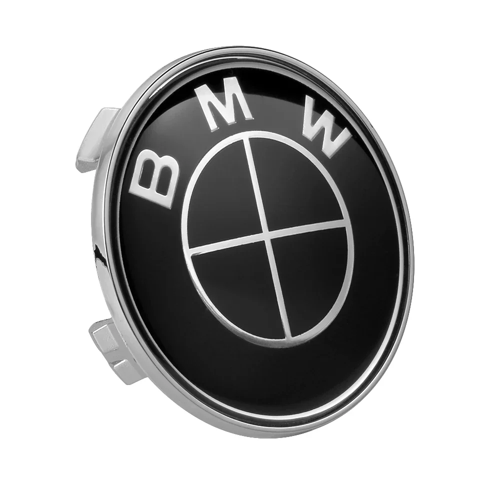 Колпачок, заглушка на диск колеса BMW 68мм. черный (1 колпачок)