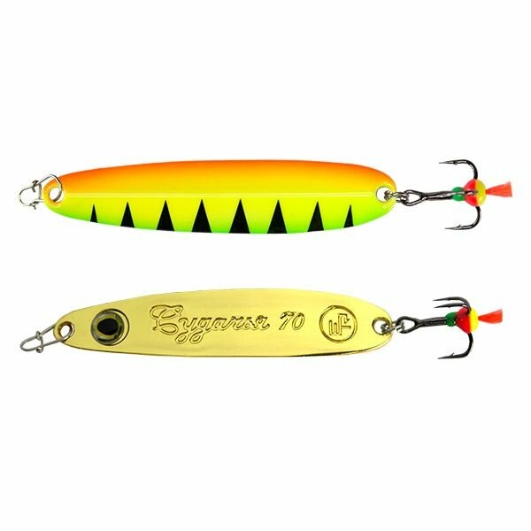 Блесна для зимней рыбалки вертикальная на щуку и судака EcoPro Судачья с глазом, 70 мм 15 гр FTG