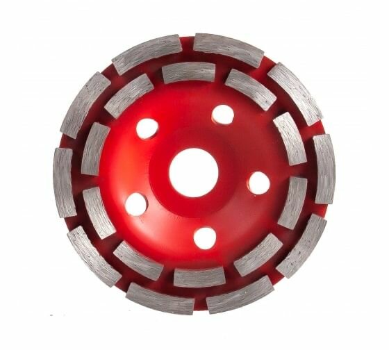 Чашка алмазная сегментная двухрядная 125 мм RED CHILI - 1 шт