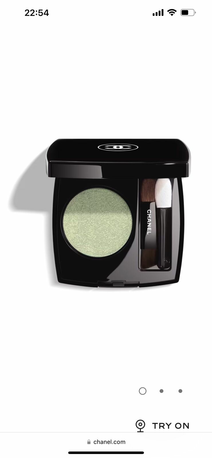Chanel Монотени для Век Ombre Essentielle #222 Jade Facette ( Metallic)