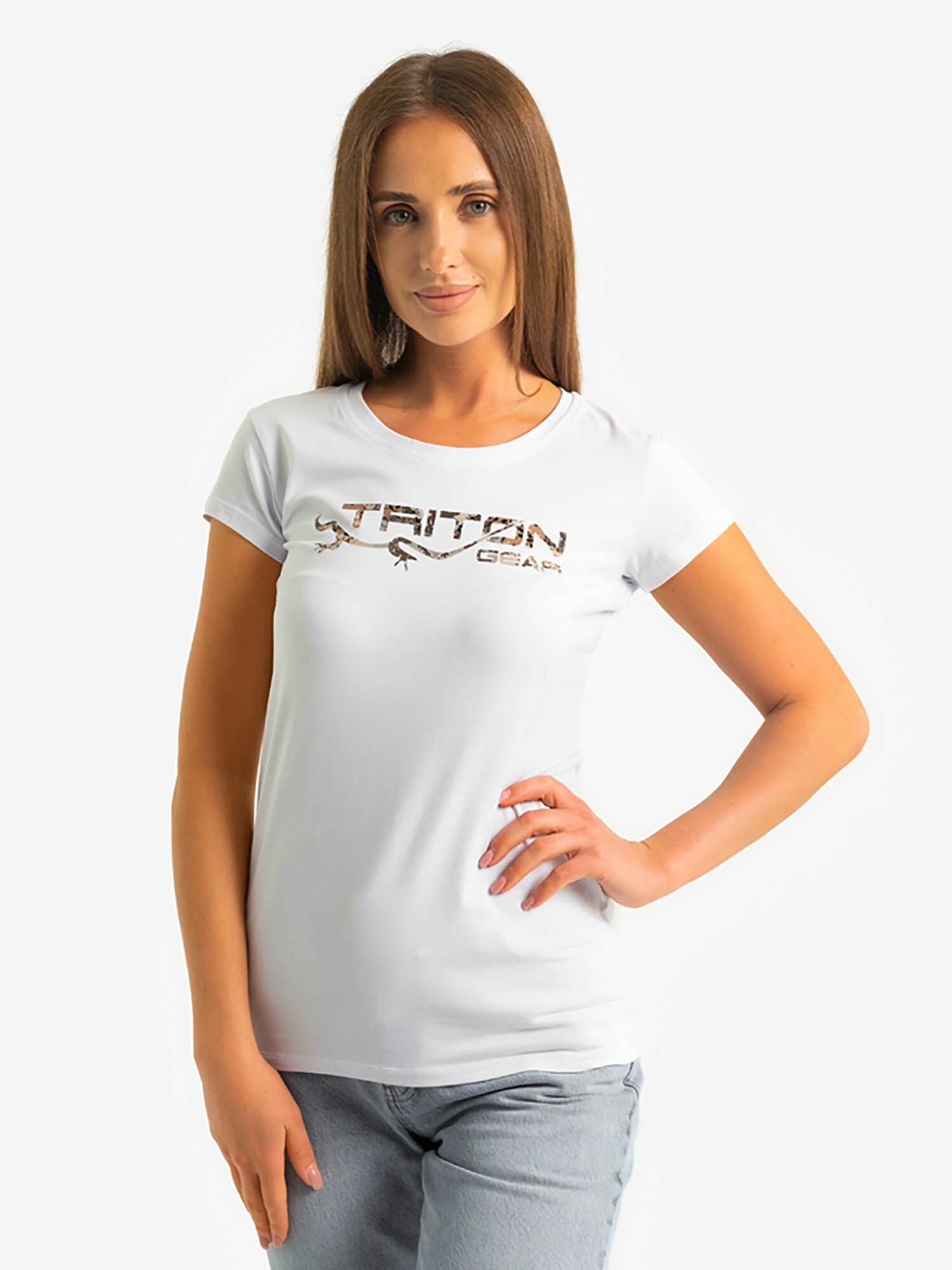 Футболка "TRITONGEAR LOGO" (Белый) TRITONGEAR Размер M (42-44)