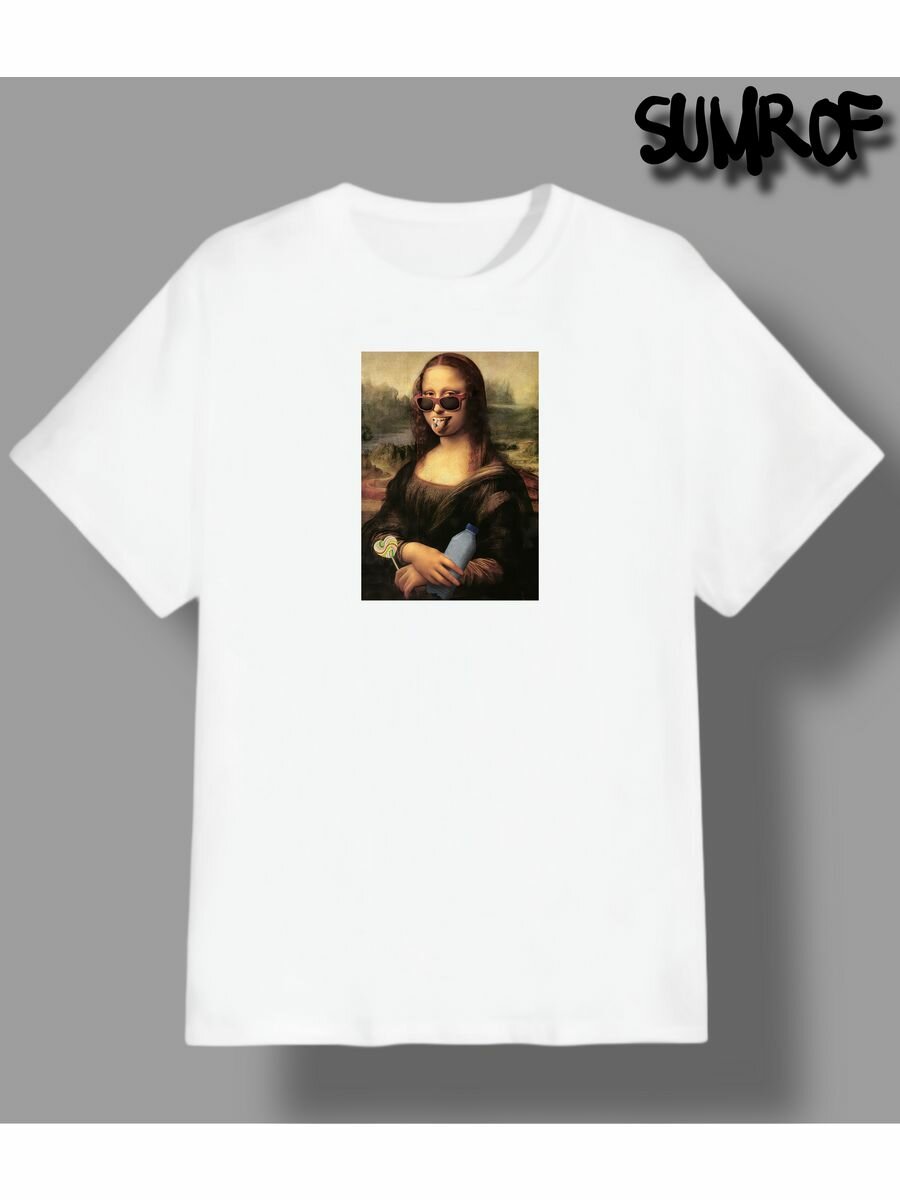 Футболка мона лиза прикол