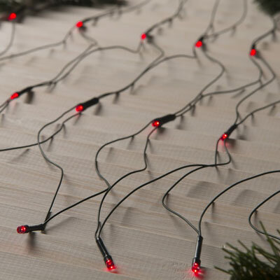Гирлянда элек Сетка красн 8реж 1х0,7м/СЛ