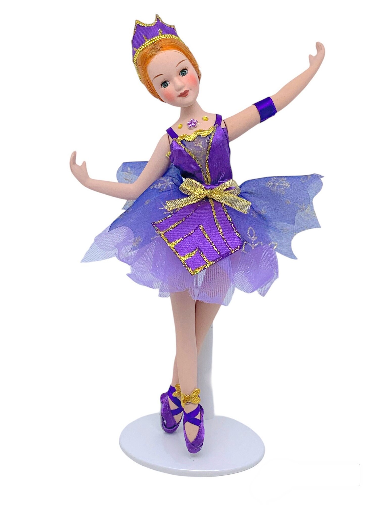 Кукла керамическая коллекционная балерина