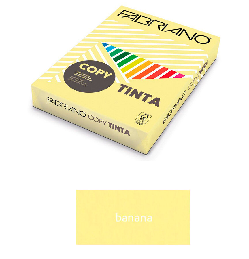 Бумага COPYTINTA А3 250 листов, банан, для печати 80 г.