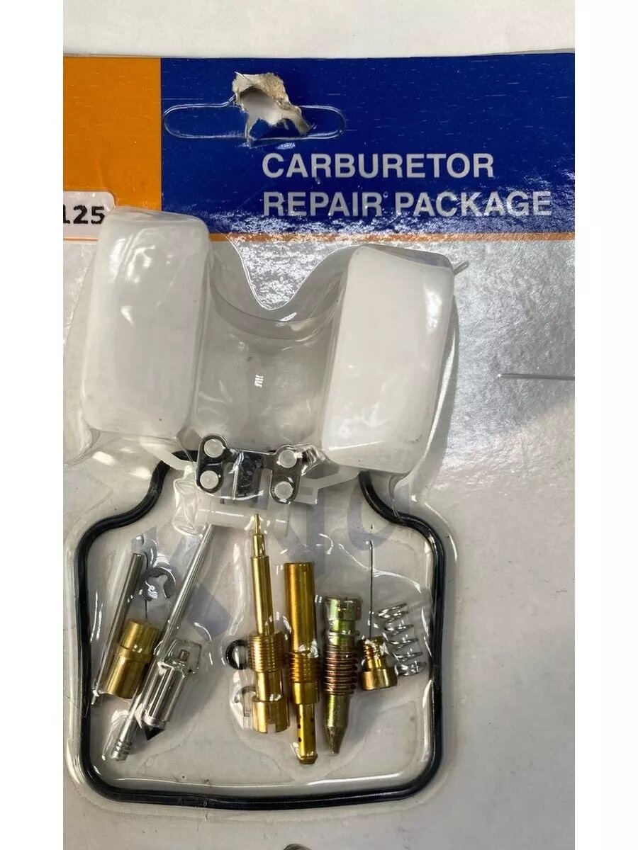 Ремкомплект карбюратора ENDURO-01 14968 для мопеда Альфа, металл/пластик, синий, белый