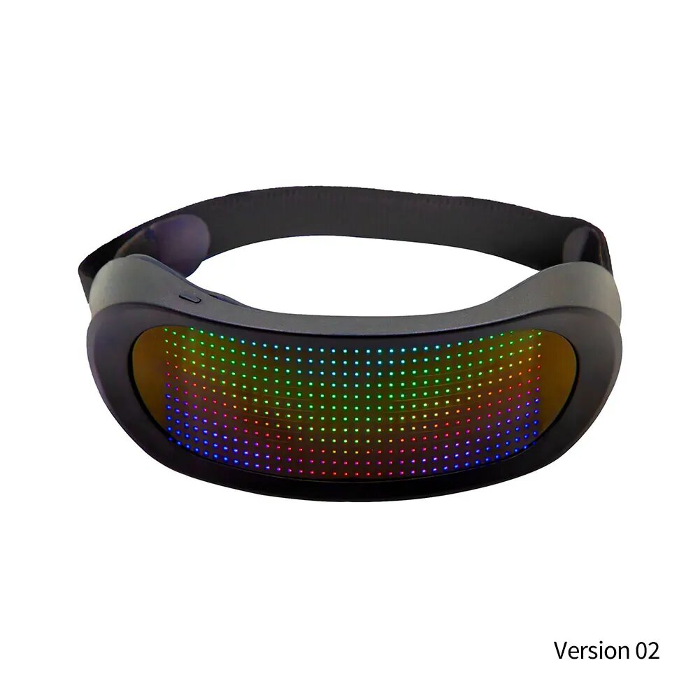 Светящиеся очки RGB Bluetooth Version 02