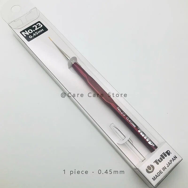 1 шт. Крючки для вязания Tulip, крючки для вышивания, крючки для вышивки Бордовый, 0.45mm-1piece