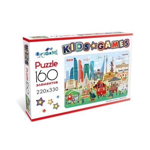 Пазл Origami Kids Games Города Москва 160 элементов 08739