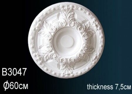 Розетка из полиуретана Perfect B3047 (Диамерт 600 мм)