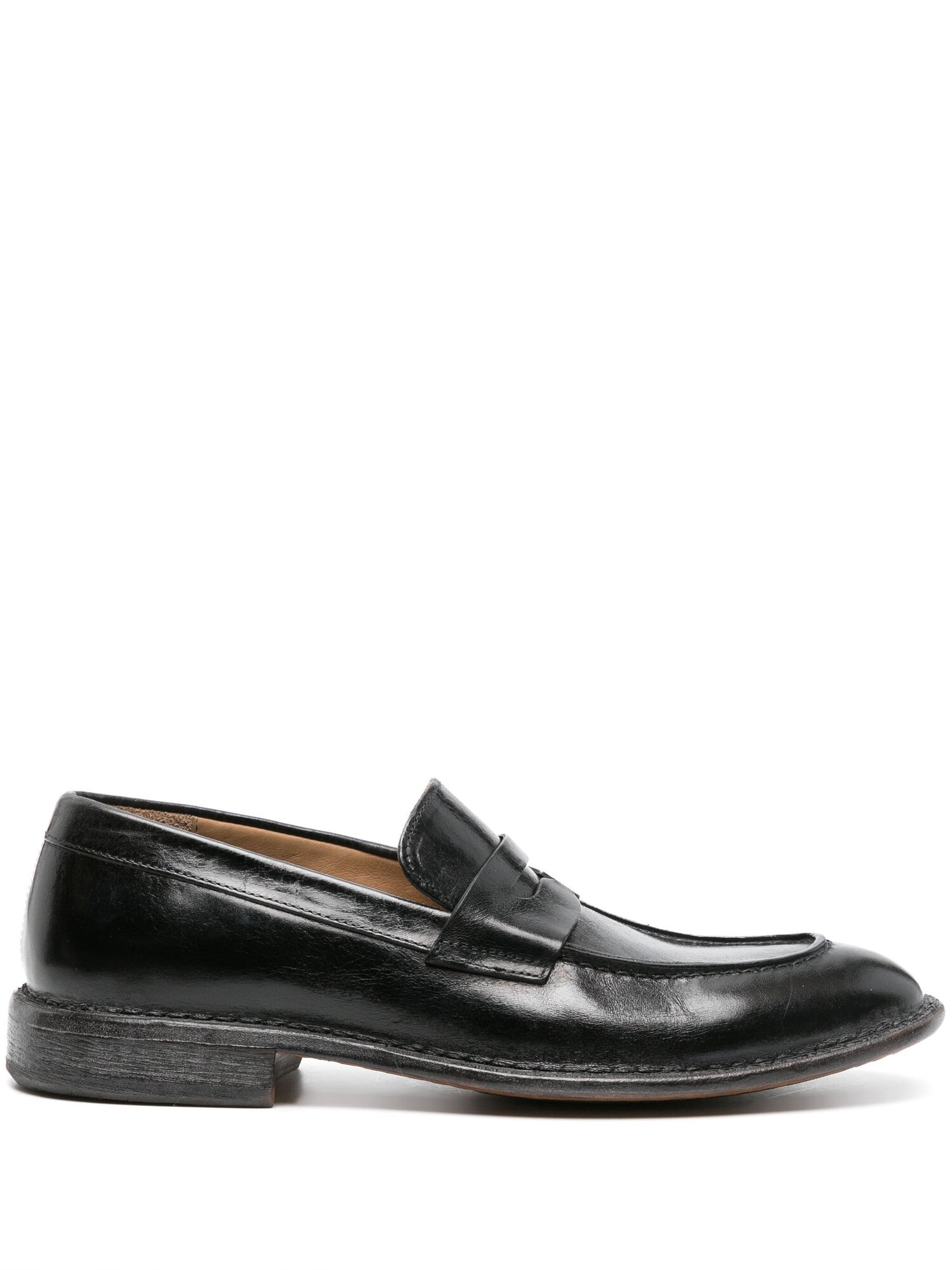 Лоферы Leather penny loafers