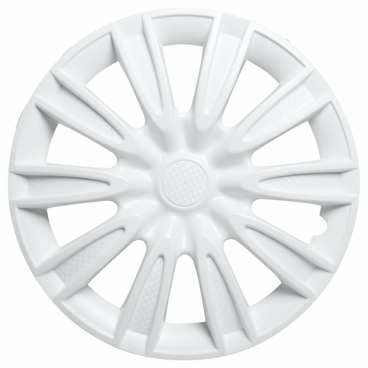 Автомобильные колпаки на диски торнадо R14", белый, в комплекте 4 колпака