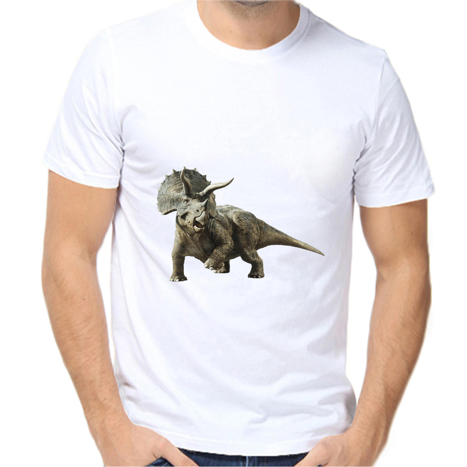 Футболка с принтом динозавра