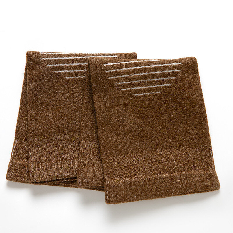 Наколенники "Осенняя и зимняя шерсть", мужские и женские, коричневые