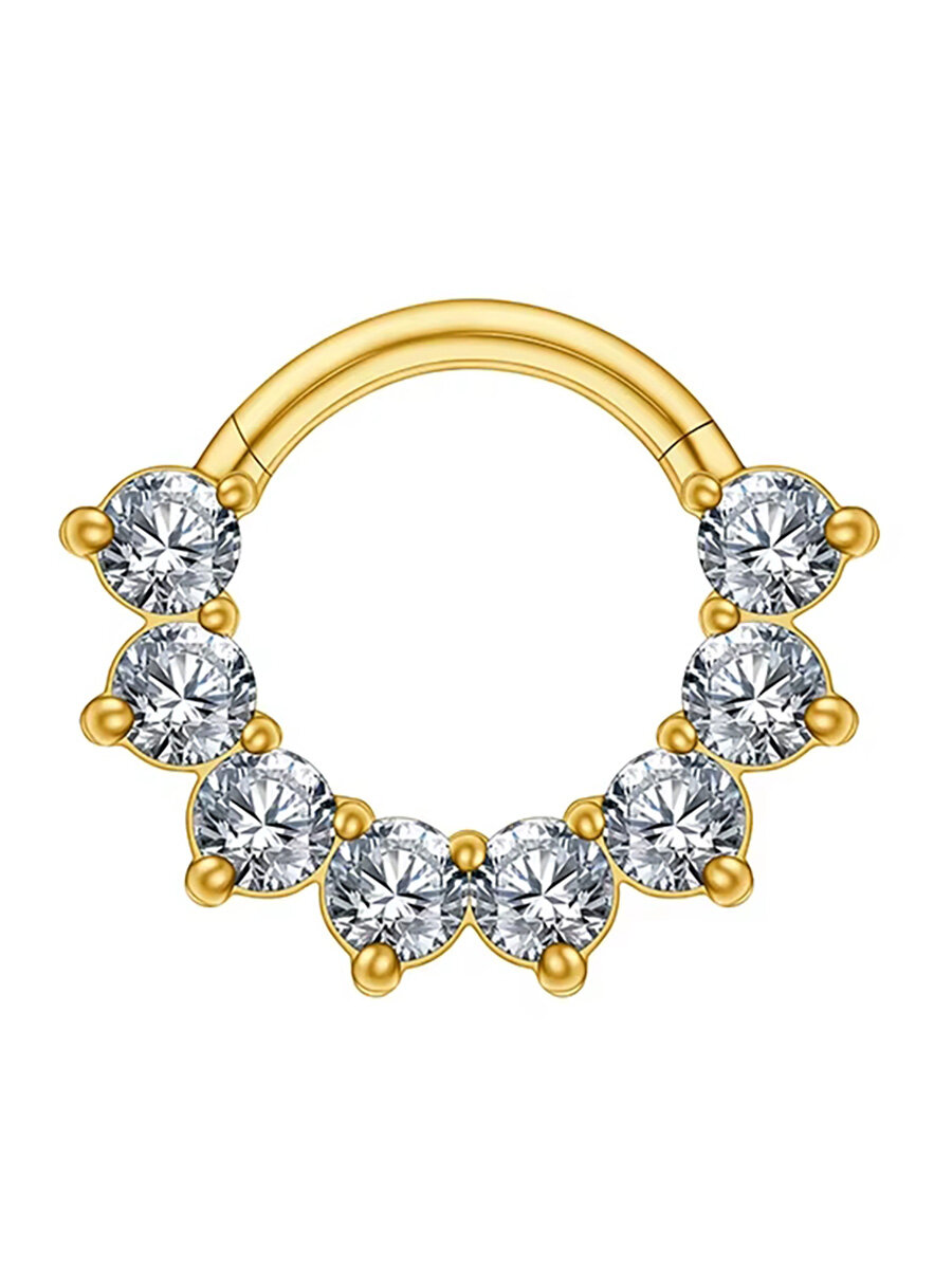 Серьги одиночные, фианит