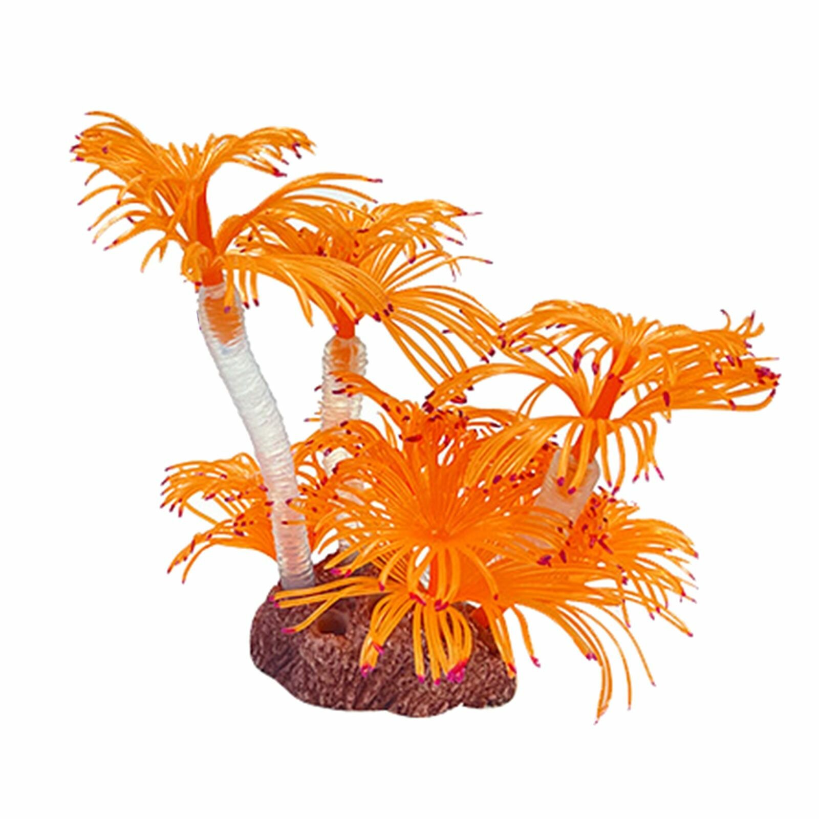 Декорация для аквариума, Декор аквариума коралл-оранжевый