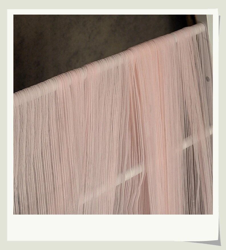 Розовая кружевная сетка, ткань light pink
