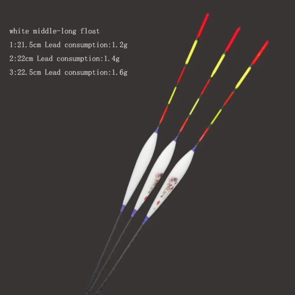 Рыболовные поплавки для карпа и карася, комбинированный материал white middle 1