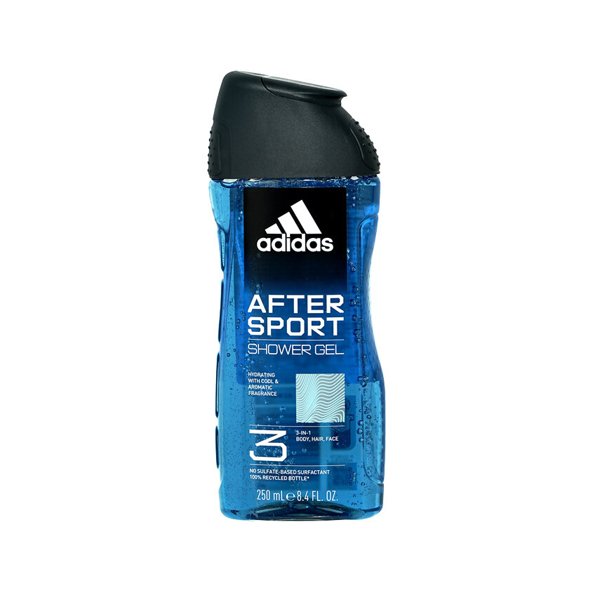 Гель для душа ADIDAS After Sport 3в1 250 мл