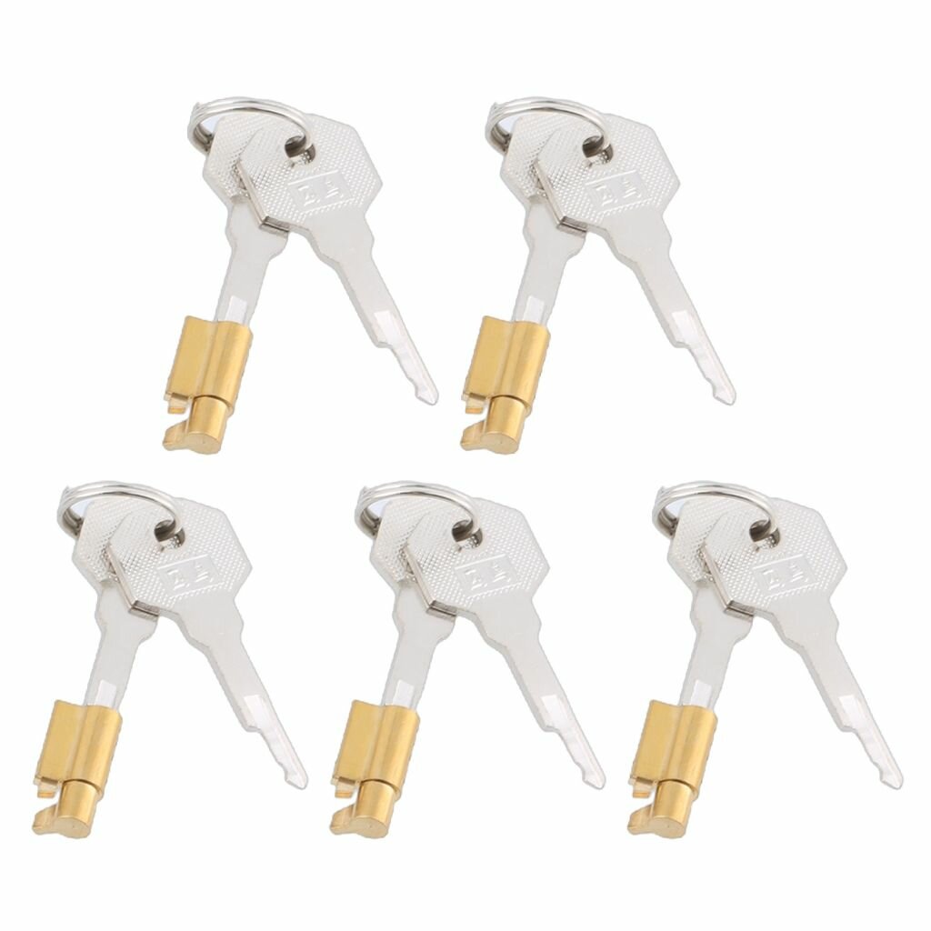 Металлический дверной замок с 4 ключами для спальни, набор замков внутренней двери