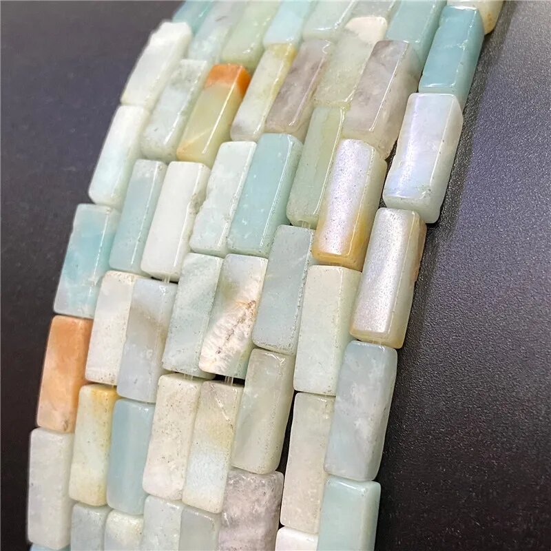 Амазонит, цилиндрические бусины, 15,5", Vinswet amazonite