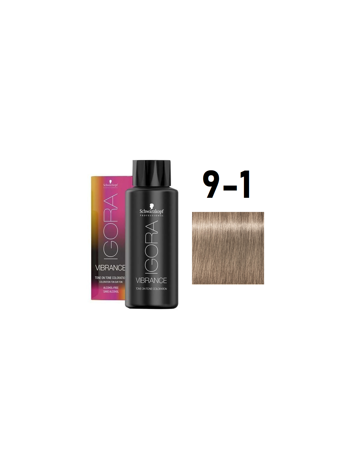 Schwarzkopf Professional Schwarzkopf Igora Vibrance 9-1 - Краситель тон-в-тон блонд сандре 60 мл