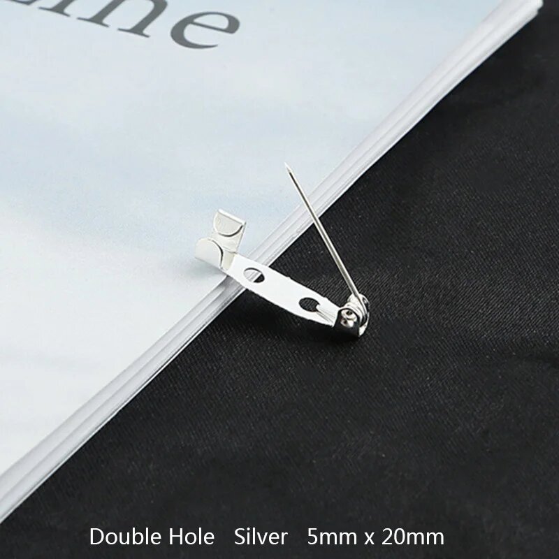 Пустая основа для броши, булавки «сделай сам», зажимы для безопасной броши, булавки, аксессуары для изготовления ювелирных изделий, 10 шт./набор, 15 мм/20 мм/25 мм/30 мм/35 мм