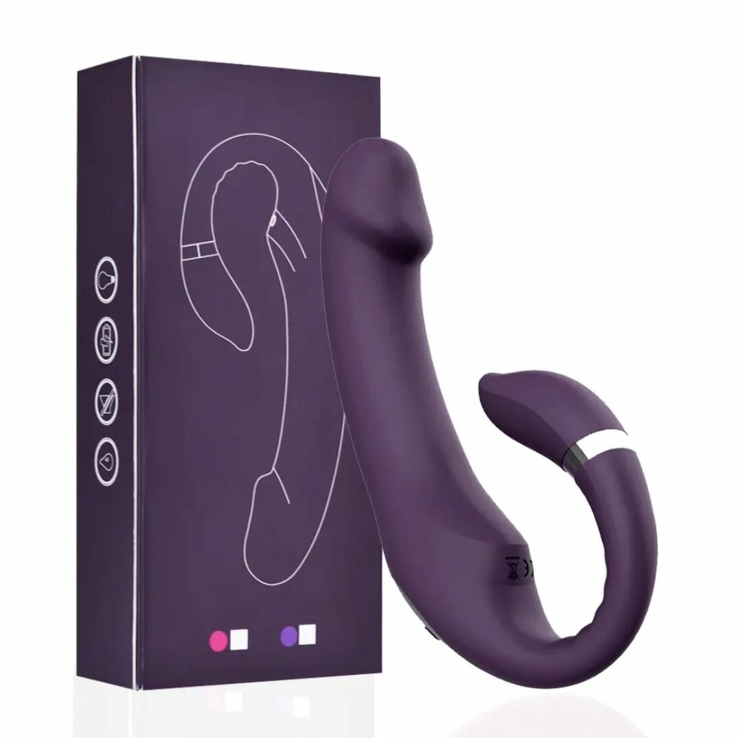 Вибратор Worsex NV Toys, для точки G, с функцией нагрева, фиолетовый