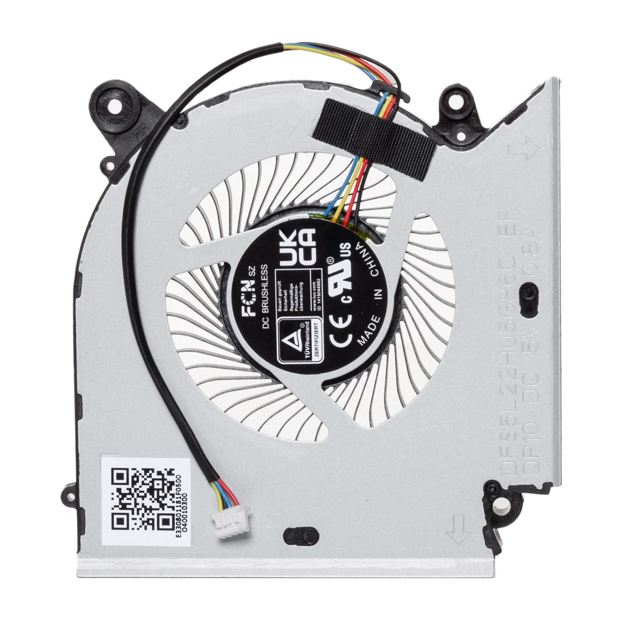 Кулер для ноутбука MSI Katana 17 B12VEK / MSI Katana 17 B12VFK / MSI Katana 17 B12VGK / MSI Katana 15 B13VGK / MSI Katana 15 B13VEK / MSI Katana 15 B13VFK / MSI Katana GF76 12UE / MSI Katana GF76 12UC / MSI Katana GF76 12UD - 4 pin CPU FCN