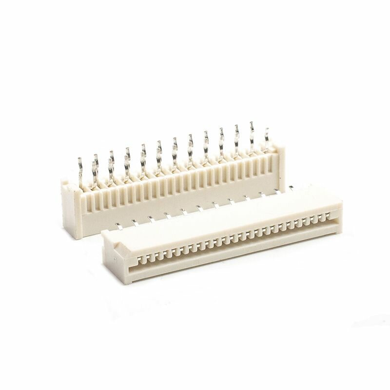 Коннектор для FFC FPC шлейфа 24Pin шаг 1.25mm вертикальная дислокация 1шт